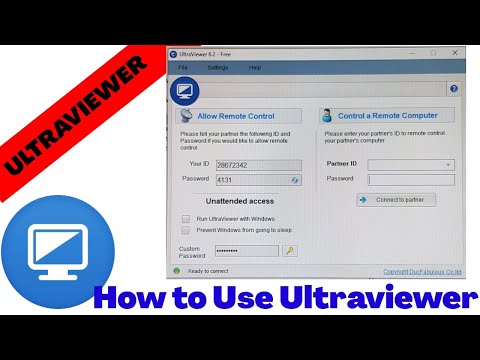Ultraviewer best free remote tool.