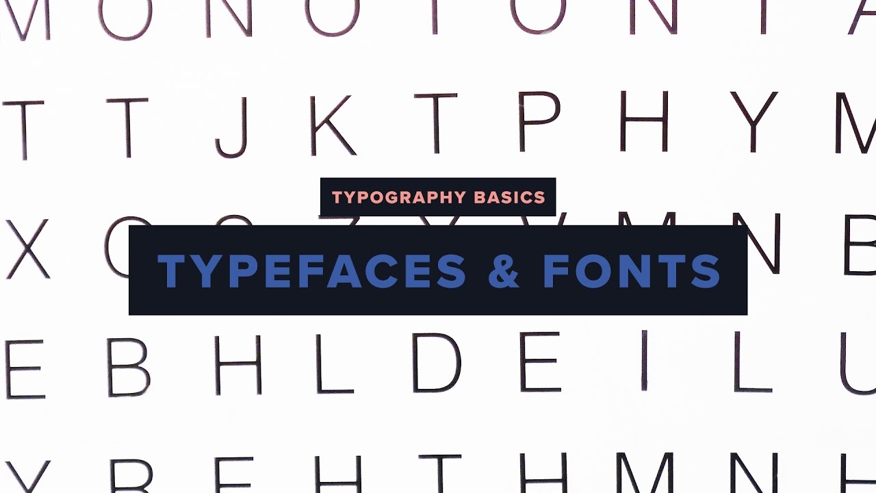 Typography Basics Ep 2: The Difference Between Typefaces & Fonts | Hollie Arnett Design
