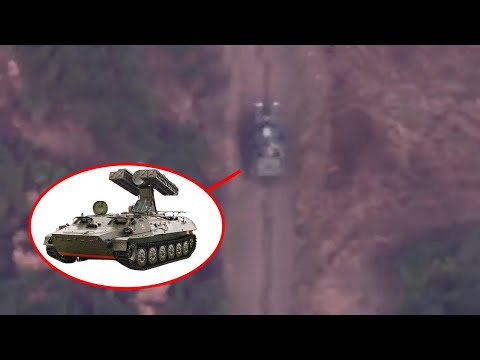 9K35 Strela-10 Gets Destroyed By Cluster (DPICM) Artillery