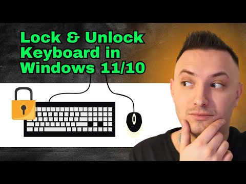 How to Lock and Unlock Keyboard Windows 11/10 (HP, Dell ASUS Laptops)