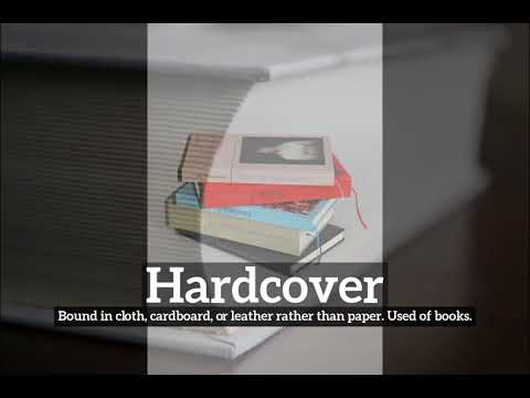 What is Hardcover? | How Does Hardcover Look? | How to Say Hardcover in English?