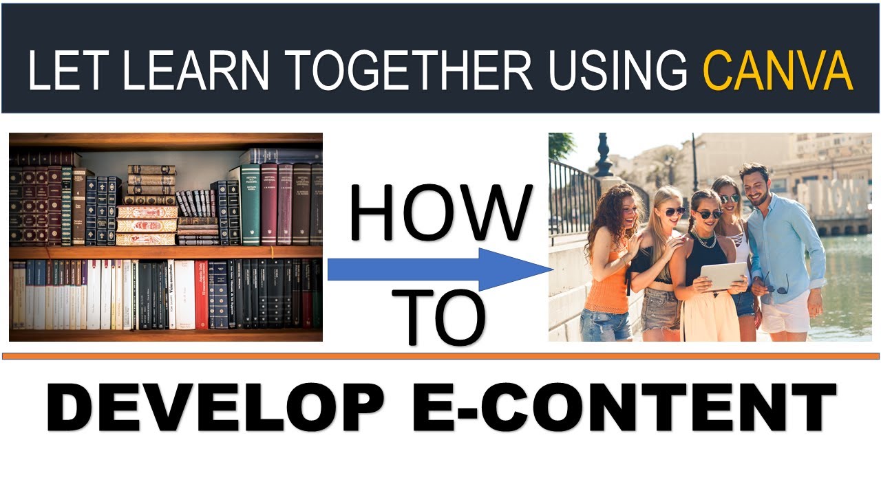 How to Develop Good E content|CanvaTUTORIAL||Graphic design for|EDUCATION|Facebook/YouTube/Instagram