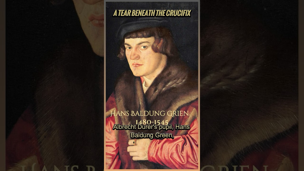 Tear Under the Crucifixion: Hans Baldung Grien's Dark Masterpiece  #art #arthistory #masterpiece