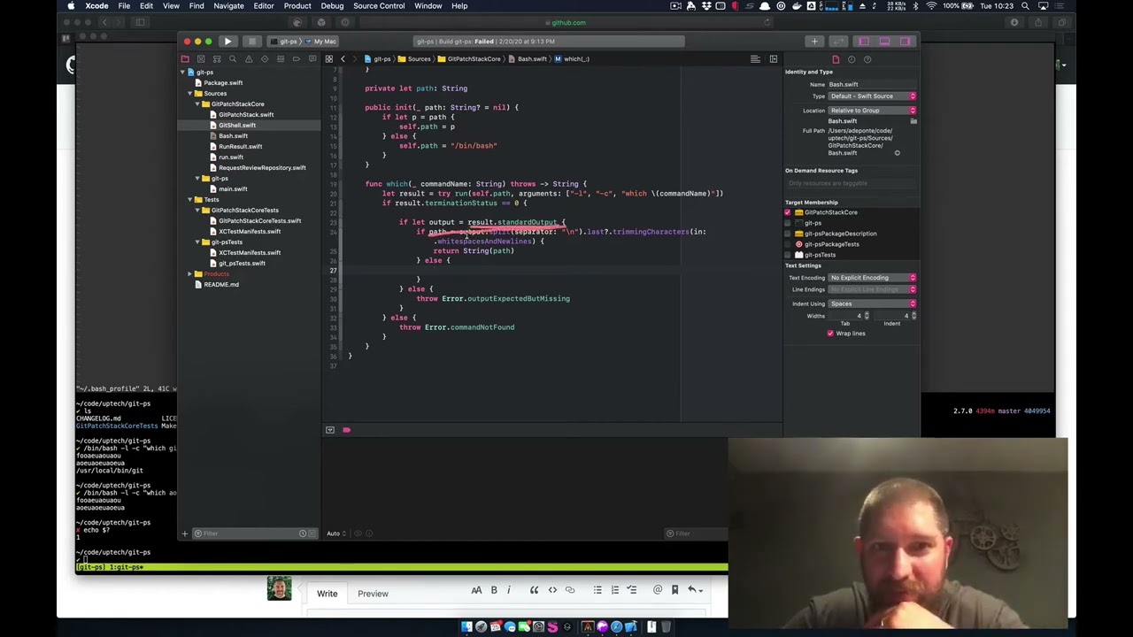 Git Patch Stack - Implement a couple features with Anthony Castelli