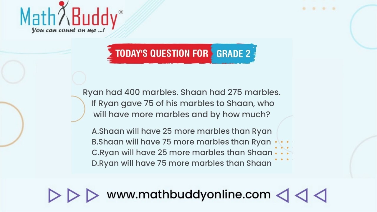 Math Practice Problem Grade 2 Question 252