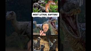 Which raptor pack was the most LETHAL? #jurassicpark #jurassicworld