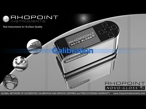 Calibration guide for the Novo-Gloss Glossmeter