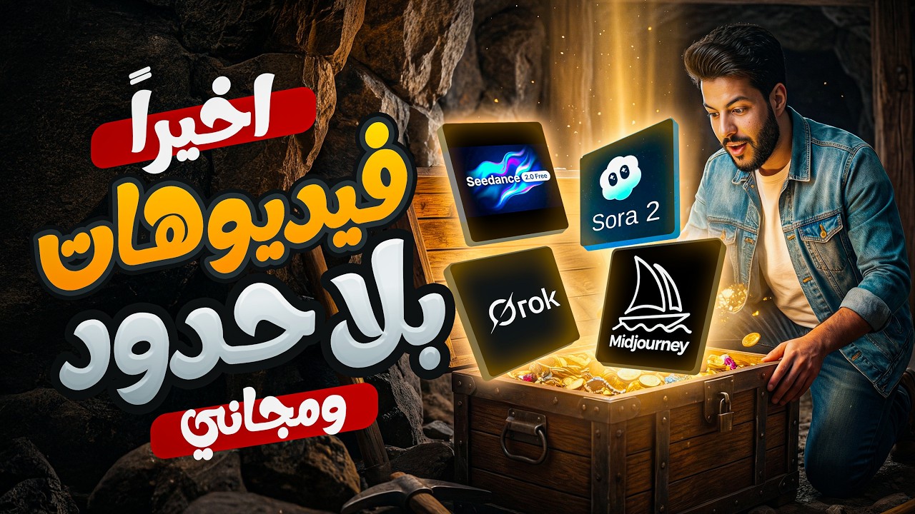 اخيرا موقع بيديك Grok و Sora2 و Kling3.0 وموديلز كتير بلاحدود وبشكل مجاني !