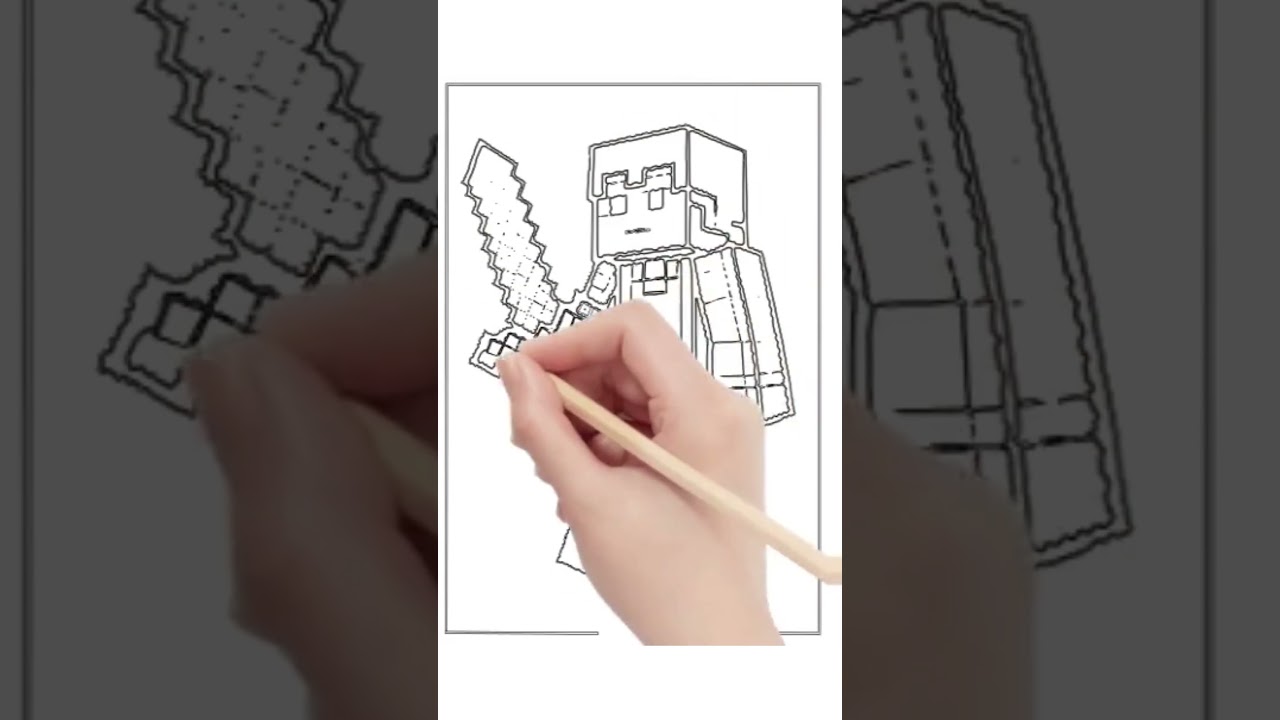 Minecraft Coloring pages