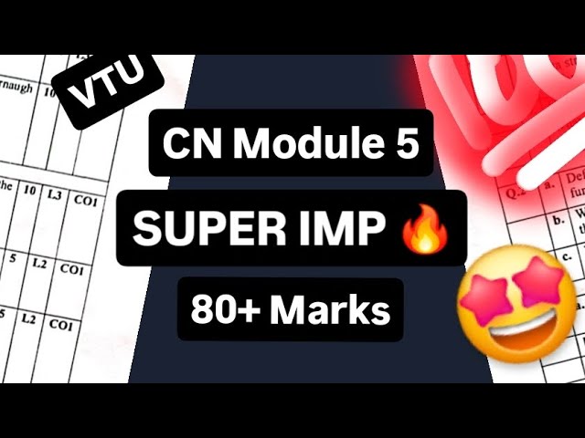 Essential Questions for Computer Networks Module 5 Exam | Galaxy.ai