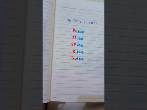 Do you know any other words end with ice. #shorts #craft #fun #viralvideo #diy