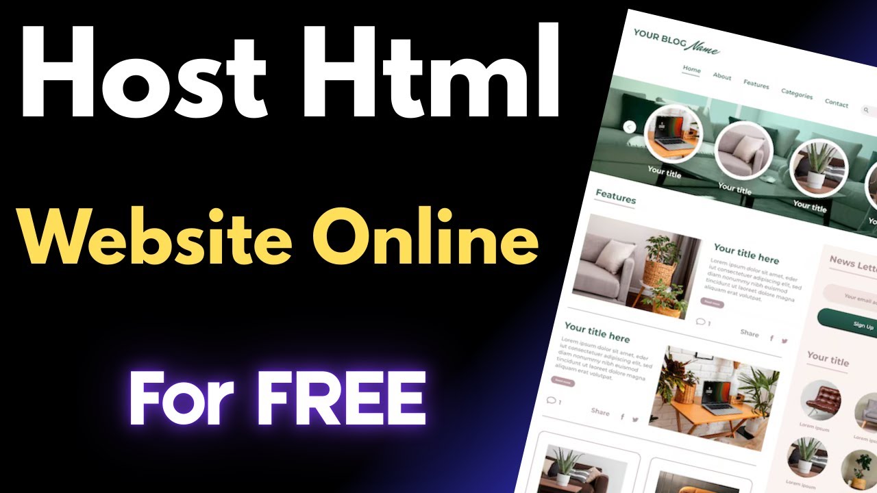 Host Your HTML/CSS Website Online for FREE using Github 🔥
