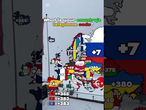 What You Country's Telephone Code? #telephone #code #number #geography #map
