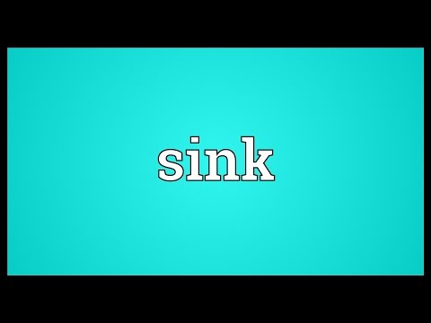 Sink Meaning