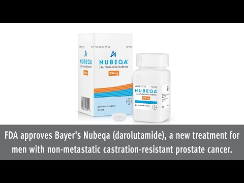 FDA Approves Bayer's Nubeqa (Darolutamide) for Non-Metastatic Castration-Resistant Prostate Cancer