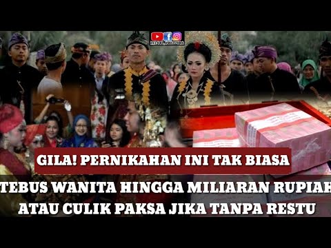 5 PERNIKAHAN TAK BIASA DI INDONESIA DARI NYULIK HINGGA NEBUS MILIARAN RUPIAH!
