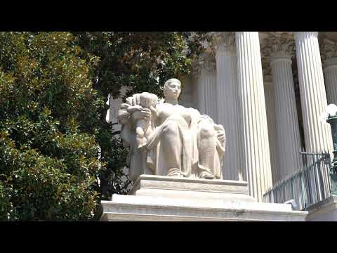 The National Archives Building in Washington DC