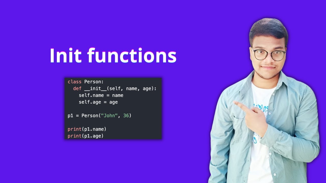 Init functions in python classes and objects Tutorial #shorts #classes #objects #functions