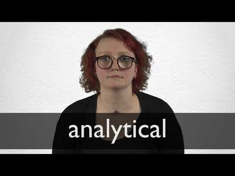 ANALYTICAL - Meaning & Translations | Collins English Dictionary