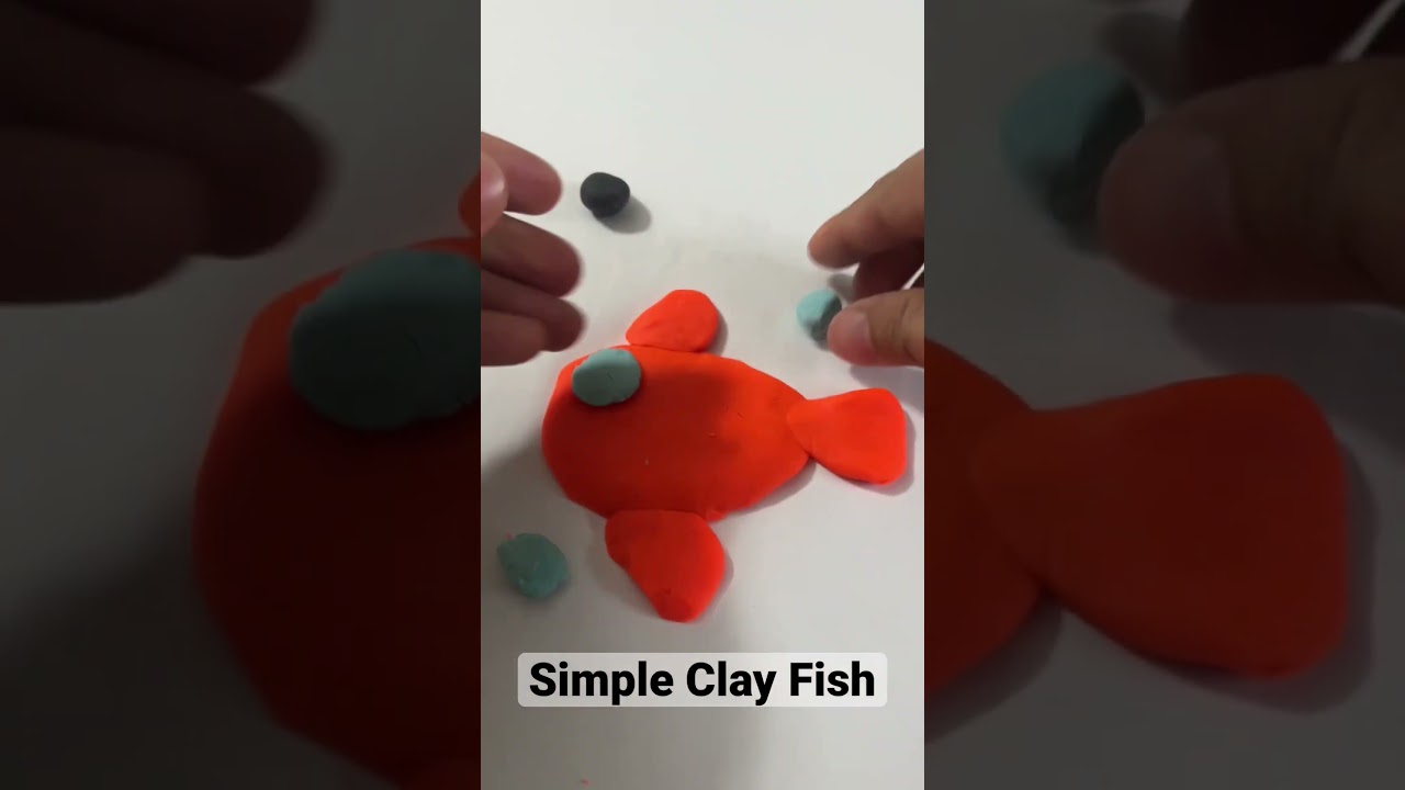 Simple Clay Fish | Nemo #clay #fish #nemo