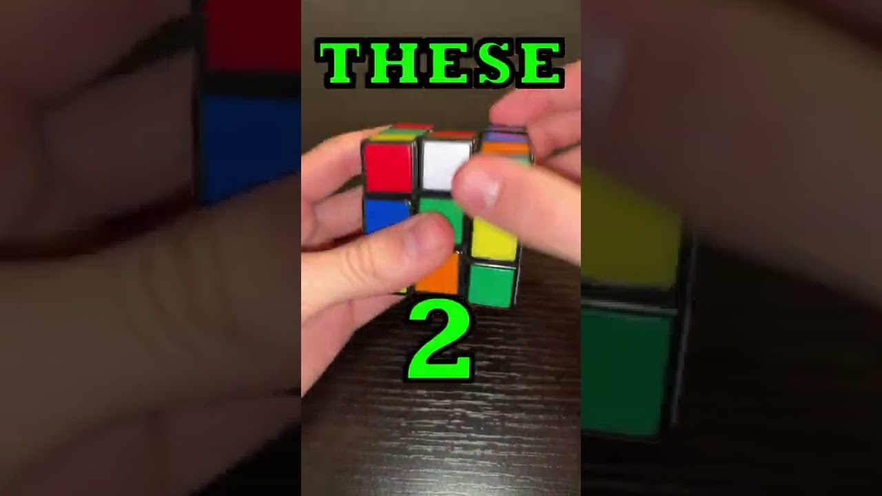 How To SOLVE A Rubik's Cube With ONLY 2 MOVES!? 🤯😲