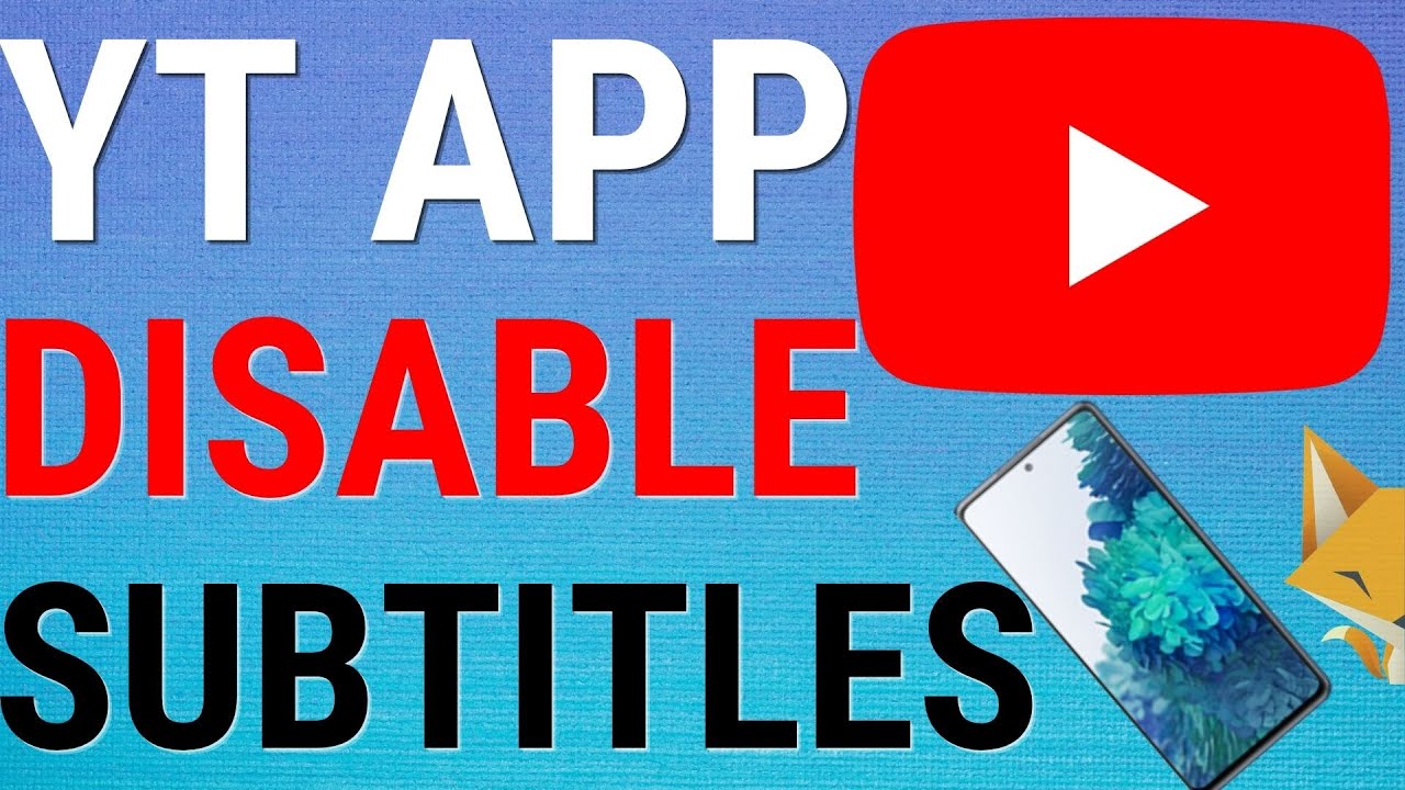 YouTube App - How To Turn Subtitles On/Off