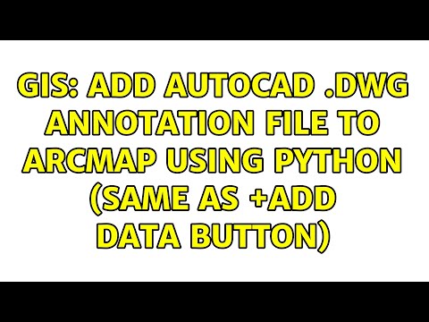 GIS: Add AutoCAD .dwg annotation file to Arcmap using python (Same as +ADD Data button)