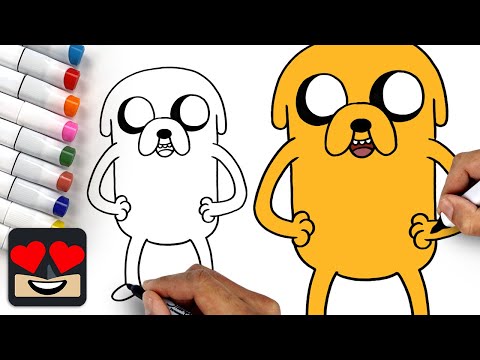 How To Draw Jake the Dog | Adventure Time