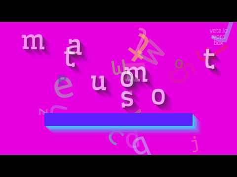 MATSUMOTO - HOW TO PRONOUNCE MATSUMOTO? #matsumoto