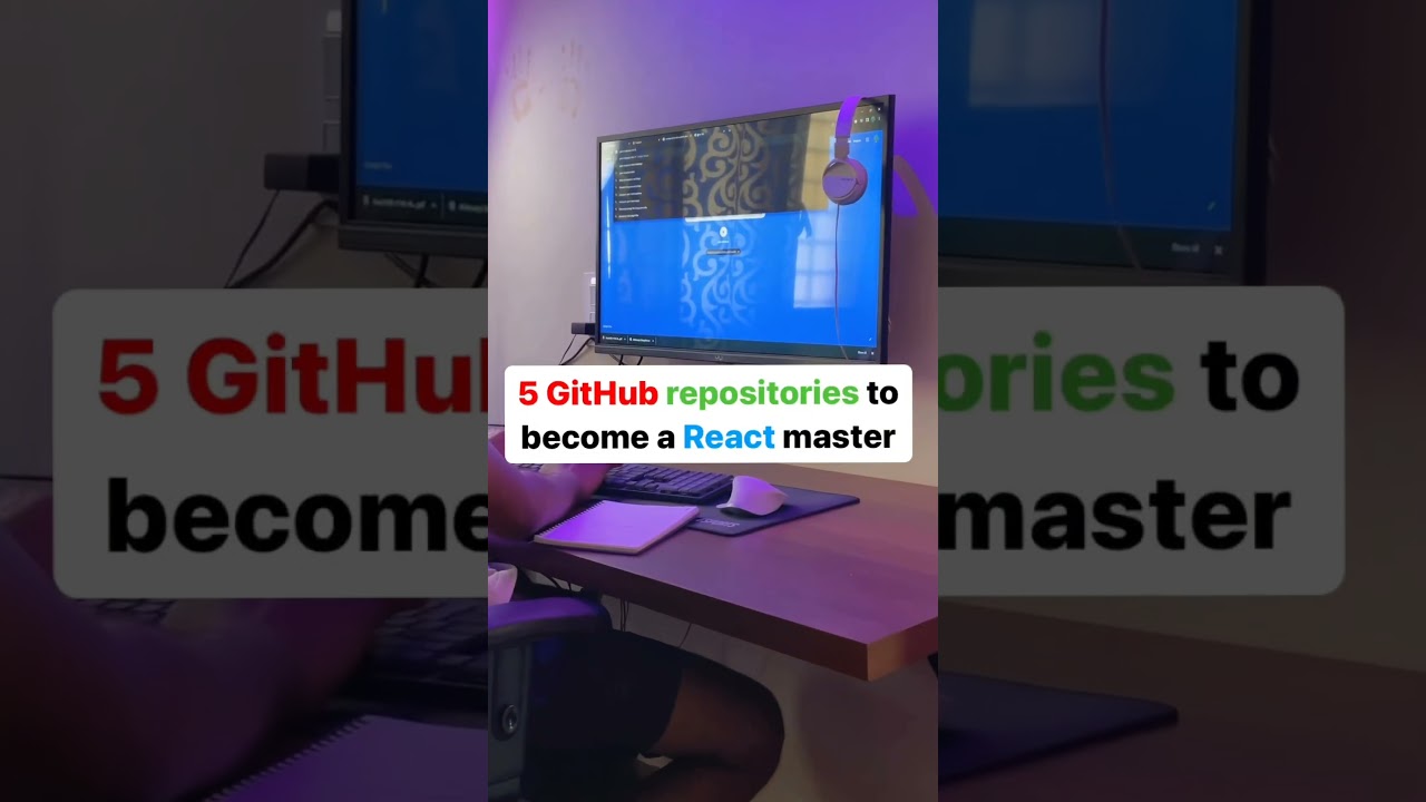 5 GitHub 1. React .2. under-the-hood-reactjs 3. react-developer-roadmap 4. react-in-patterns