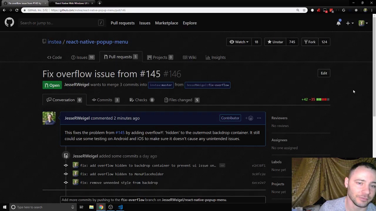 Live VS Code Setup, GitHub SSH, React Native OSS (Quiet Coding - Minimal Commentary)