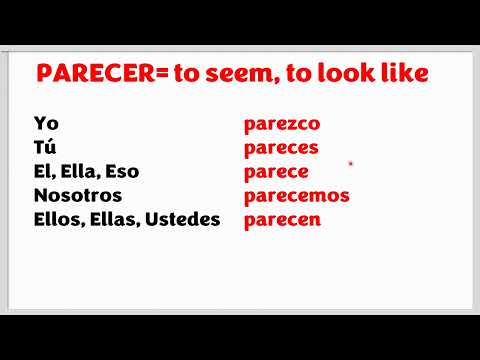 HOW TO CONJUGATE VERBS CER o CIR IN SPANISH