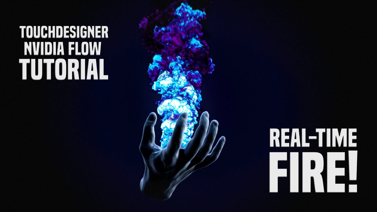 TOUCHDESIGNER NVIDIA FLOW TUTORIAL - REALTIME FIRE
