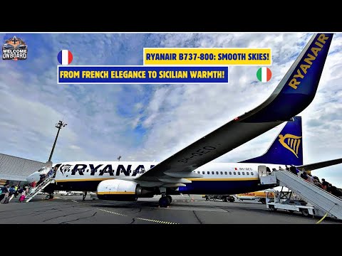 TRIP REPORT | Au revoir Paris! | Ryanair B737 | Paris Beauvais Tillé BVA ✈ Palermo "Punta Raisi" PMO