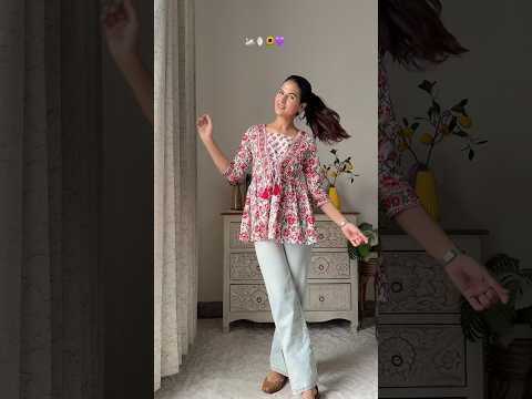 Cute short Kurtis from meesho????????|Swati Rathi #meesho #viralvideo #shorts #summer #shortkurti