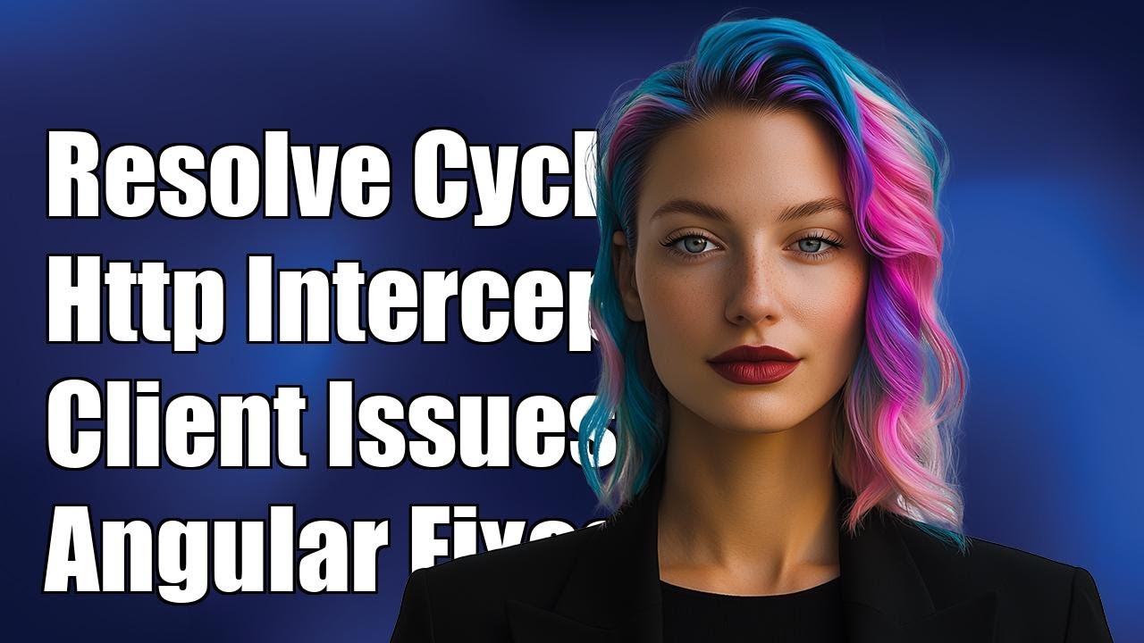 Resolving HttpInterceptor and HttpClient Cyclic Dependency in Angular Services