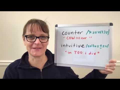 How to Pronounce Counter, Intuitive and Counterintuitive