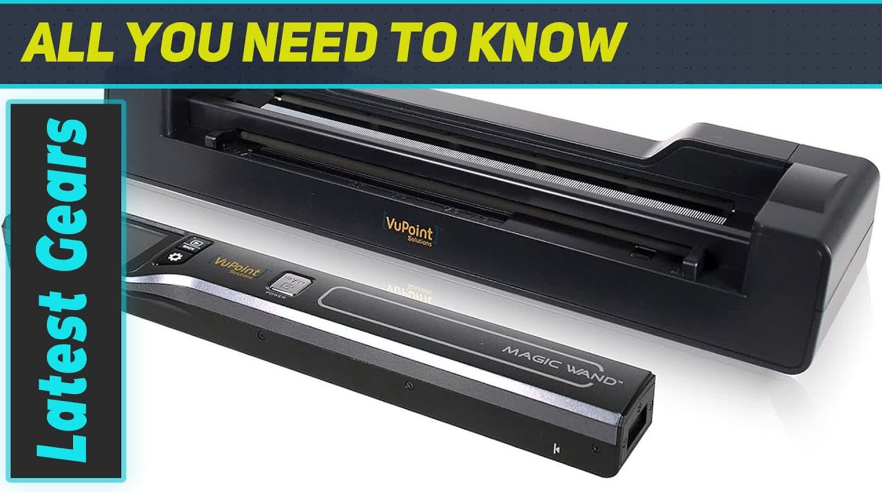 VuPoint Magic Wand Scanner: Easiest Portable Scanner?