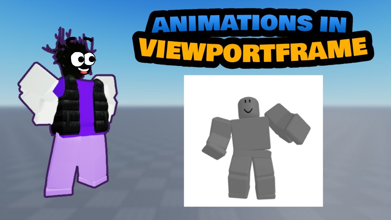 How to play animations inside of ViewportFrames│Roblox Studio