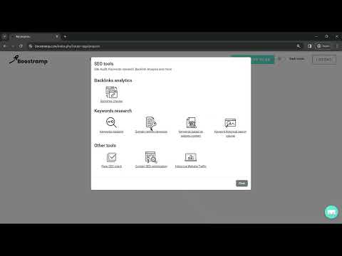 SEO tools - Backlinks checker