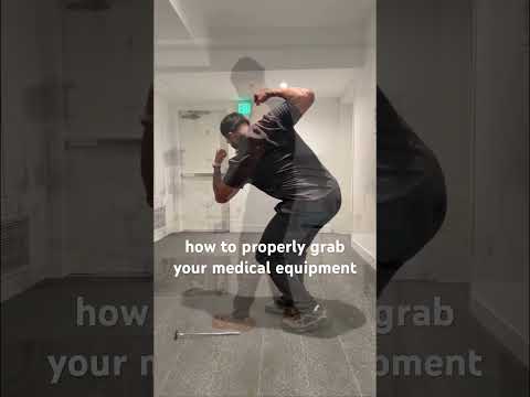 How to properly grab your medical equipment! #healthcare #medical