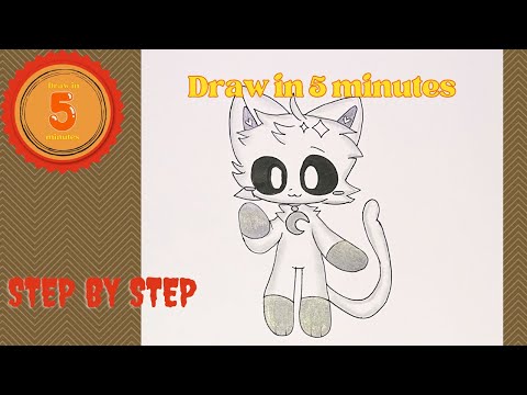 How to draw catnap easy | poppy playtime | how to draw for beginners | how to draw