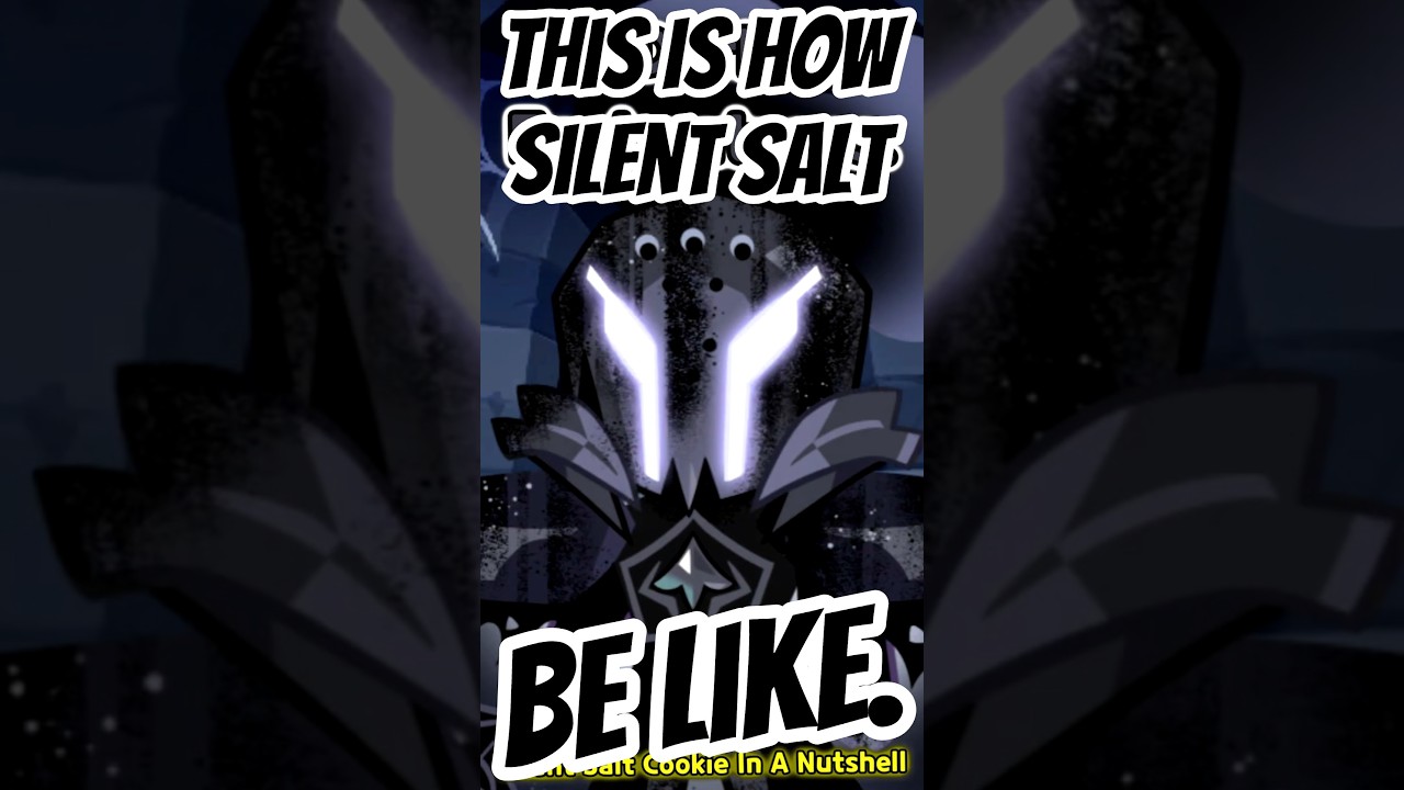 Silent Salt Cookie Be Like #Shorts #CookieRun #CookieRunKingdom #CRK #Meme #Memes #CookieRunMemes