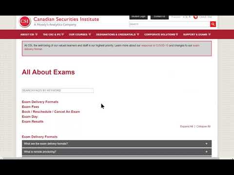 Booking Your Exam