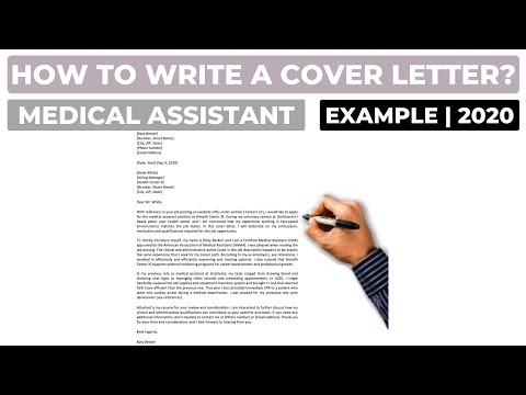 How To Write a Cover Letter For a Medical Assistant Position? | Example