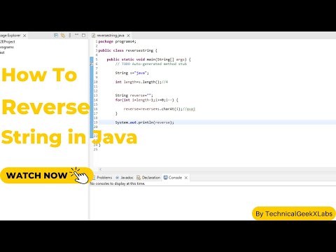 How to reverse a String in java