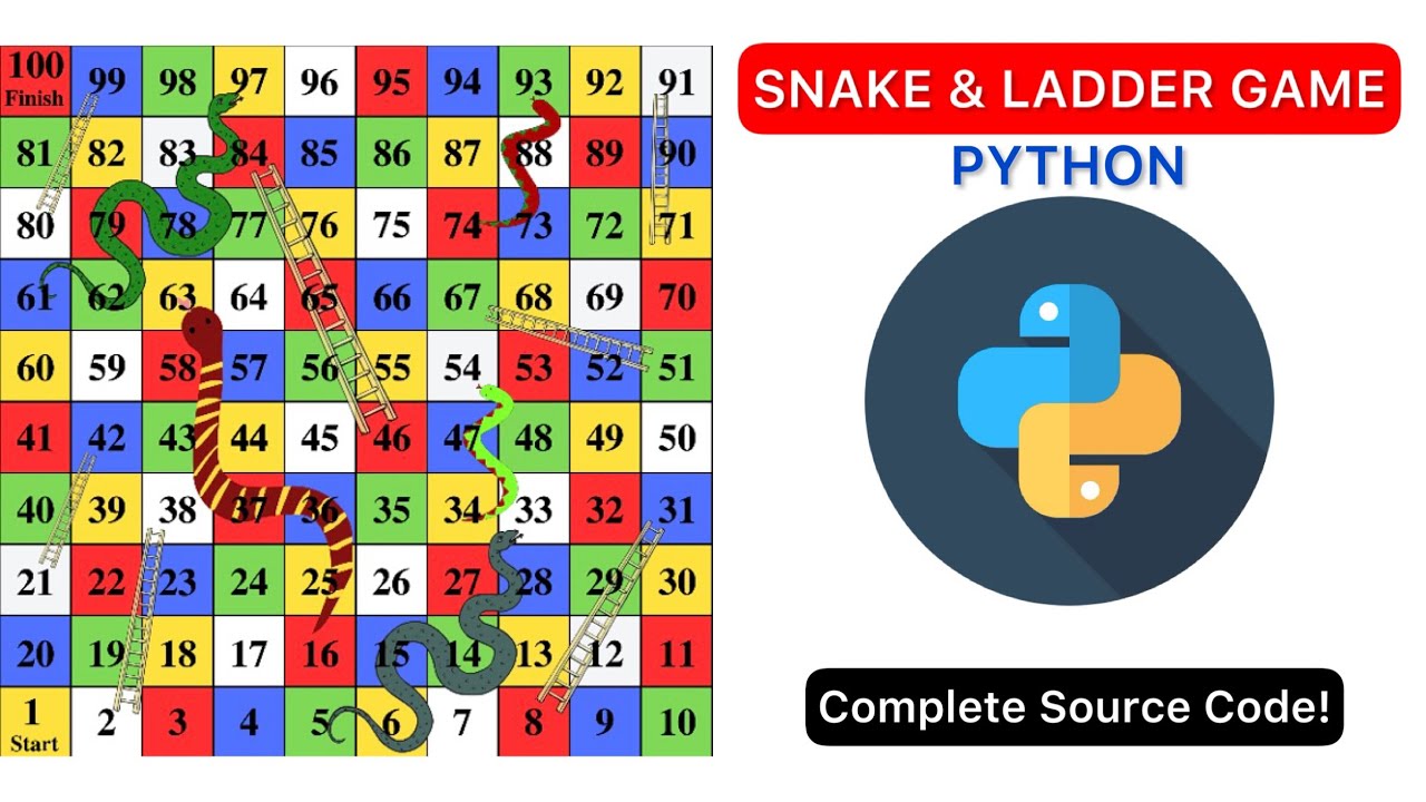 Snake And Ladder Game In Python | Game In Python | Data Science Galaxy