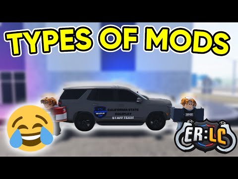 TYPES OF MODERATORS IN ERLC! Roblox ERLC Stereotypes! (Roblox ERLC)