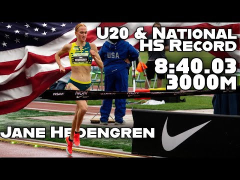 Jane Hedengren | Nike Elite | 🇺🇸 U20 Record | 3000m NON 8:40.03