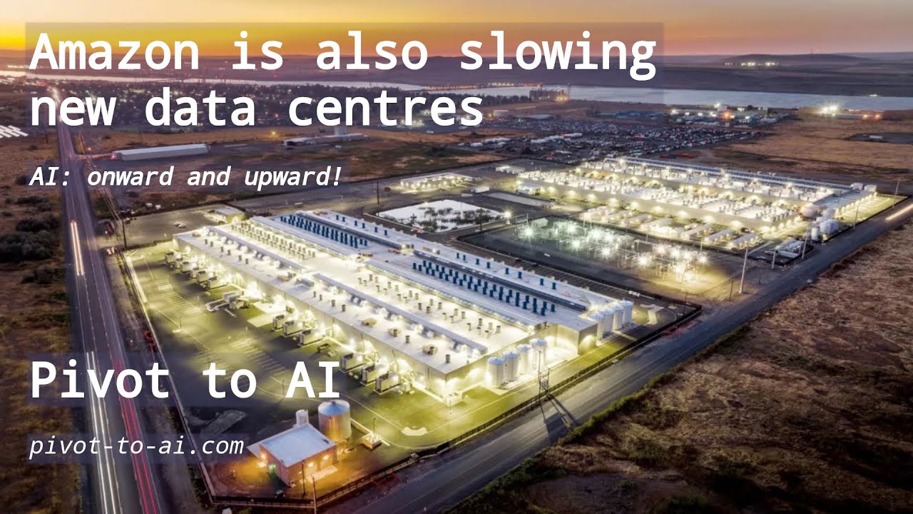 Amazon also slows down its data centre commitments